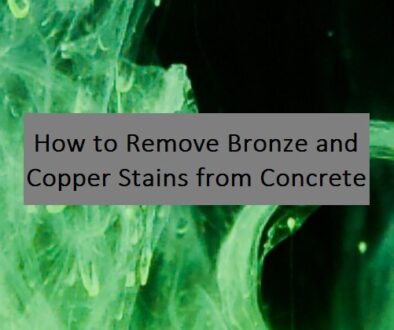 How to Remove Caulk and Sealant Stains from Concrete