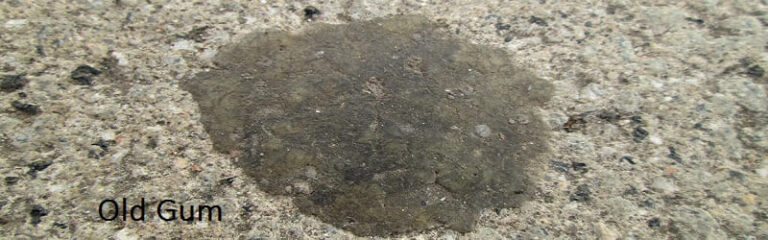 How to Remove Chewing Gum from Concrete